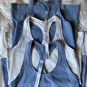 lululemon athletica | Tops | Lululemon Racerback Blue Denim Dye | Poshmark